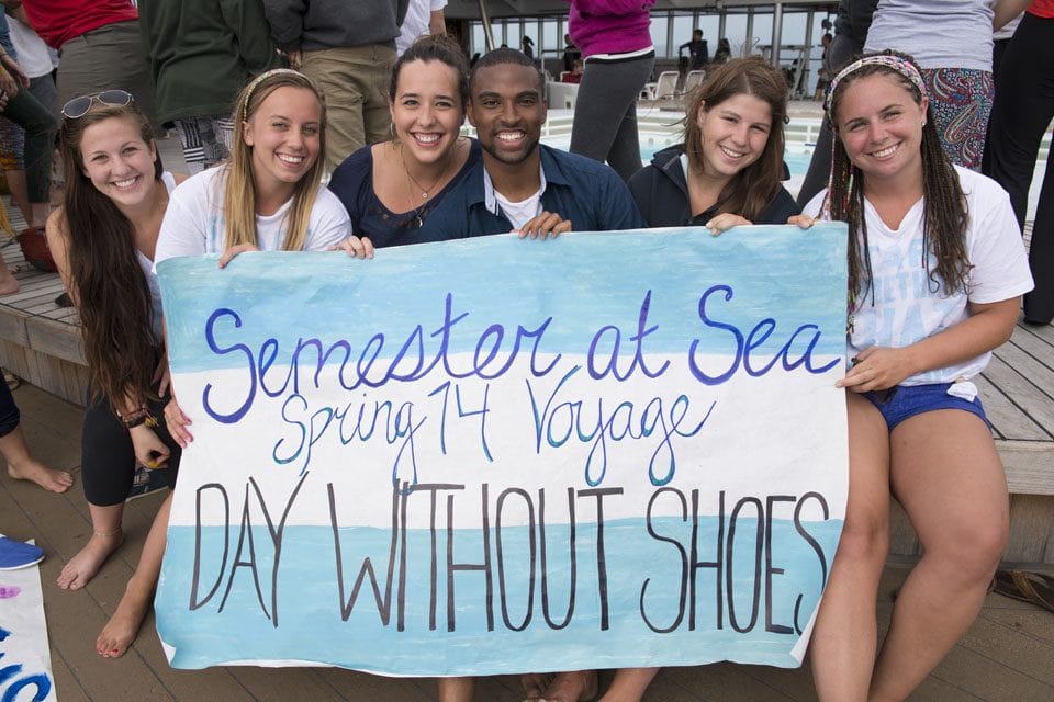 ONE DAY WITHOUT SHOES ‚Äì ONE VOYAGE WITH TOMS | Semester at Sea