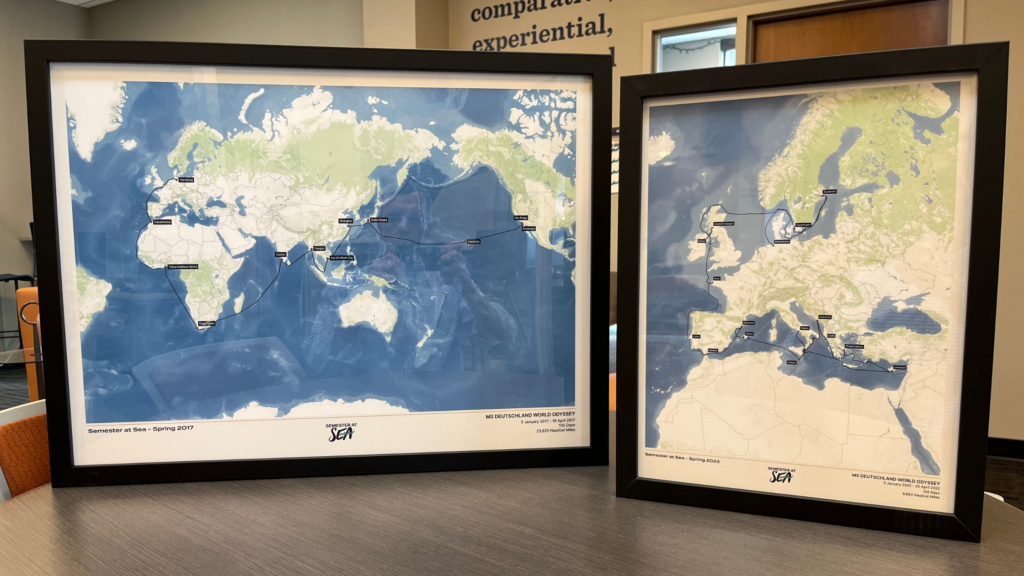 Semester at Sea partners with The Cruise Maps to offer detailed voyage ...